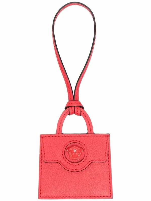 Versace Medusa Head Leather Tag