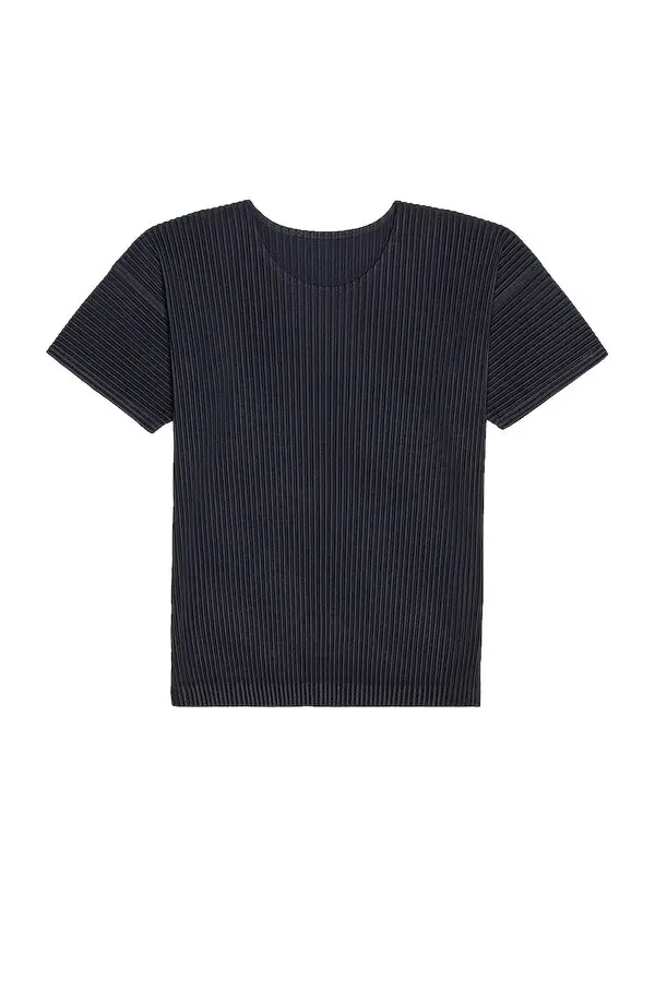Issey Miyake Short Sleeve Tee - Navy