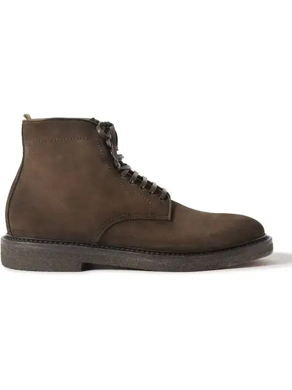 Officine Creative Hopkins Suede Boots Eu 42 In Brown 40% Off