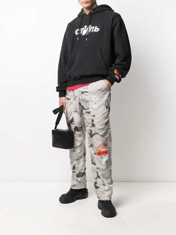 Heron Preston Logo Print Hoodie