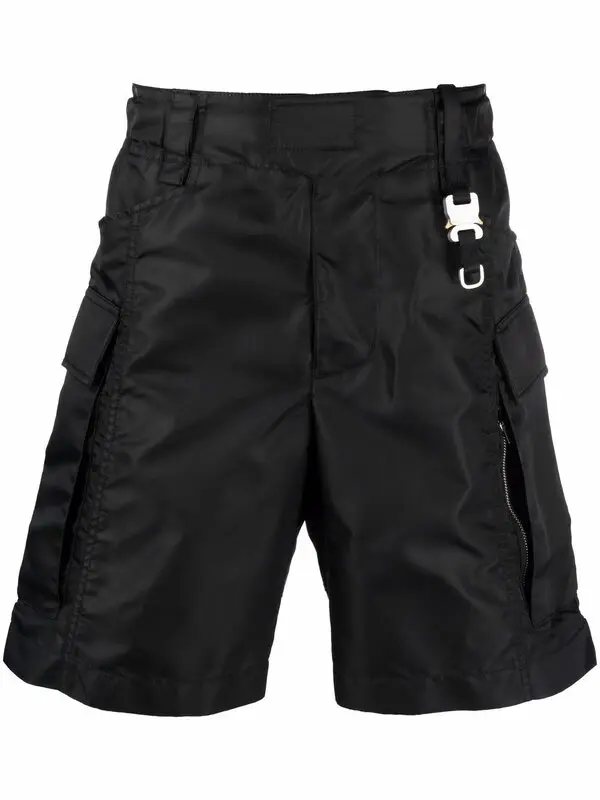 1017 ALYX 9SM カーゴショートパンツ ブラック　46 1017 Alyx 9sm Clip-Logo Cargo Shorts In Black - 39% Off | Editorialist