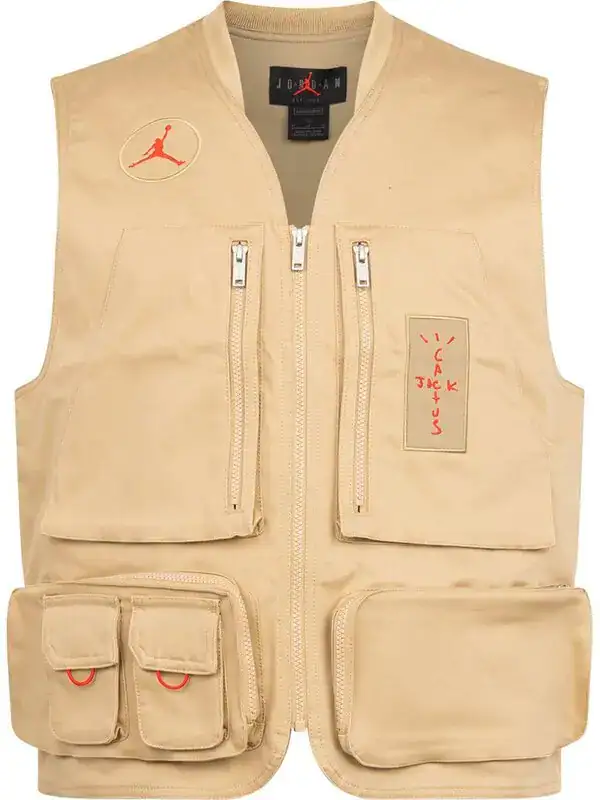 Travis Scott X Jordan Cactus Jack Vest - Neutrals | Editorialist