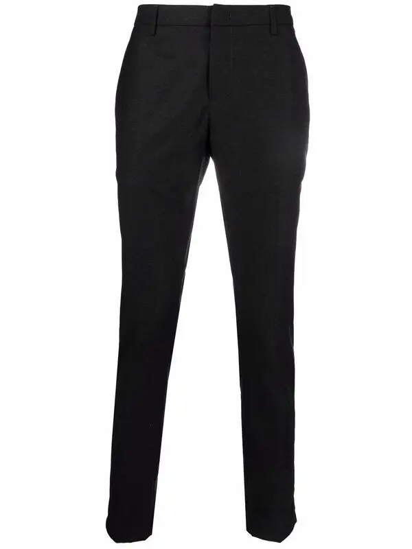 DONDUP Mid-rise Slim-fit Trousers - Grey