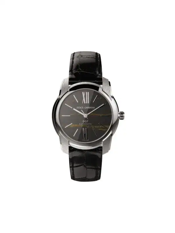 Dolce & Gabbana Dg7 40mm Watch - Black | Editorialist