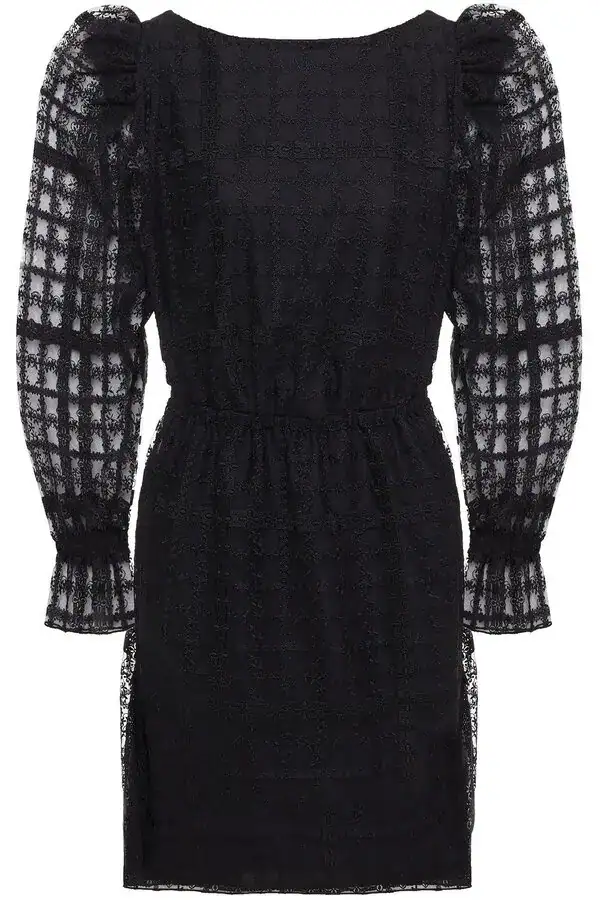 Philosophy Di Lorenzo Serafini Gathered Embroidered Tulle Mini Dress In  Black - 56% Off | Editorialist