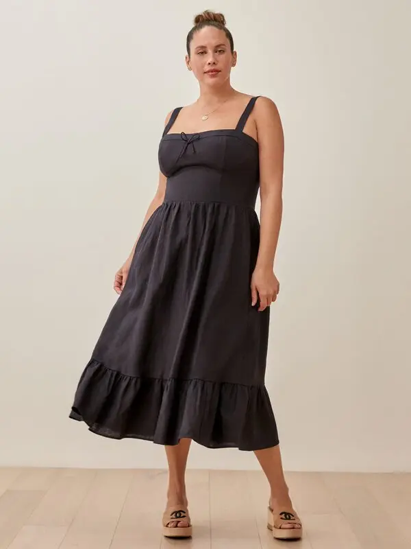 everlane linen workwear dress review The Craft Dress in Linen main image 1