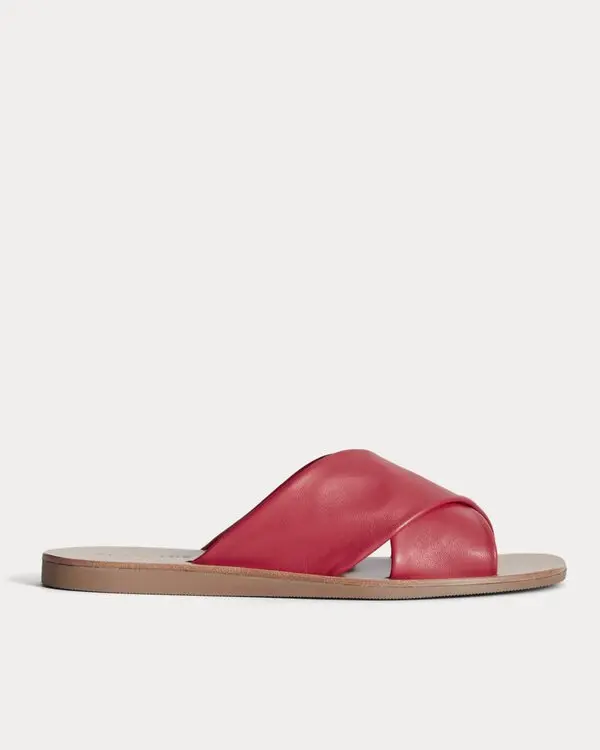 Everlane Day Crossover Sandals - Classic Red