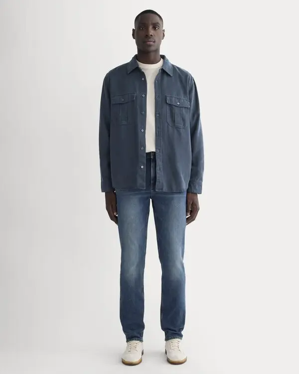 Everlane Relaxed 4-way Stretch Organic Jean - Dark Indigo Fade