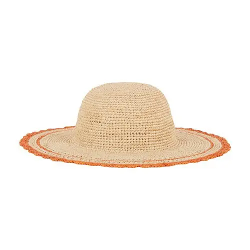 Vanessa Bruno Raffia Hat - Corail | Editorialist