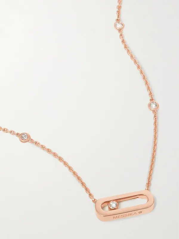 Messika Move Uno 18-karat Diamond Necklace - Gold