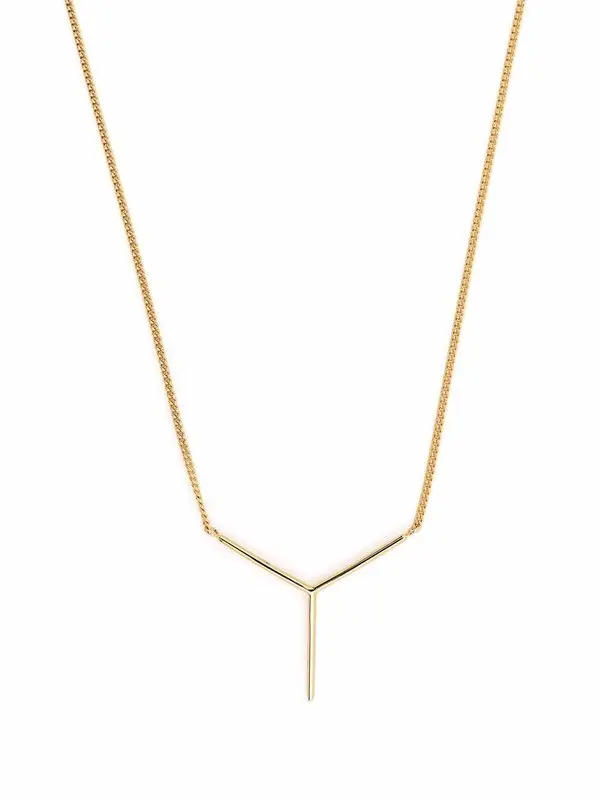 Y/project Y-shaped Necklace - Gold | Editorialist