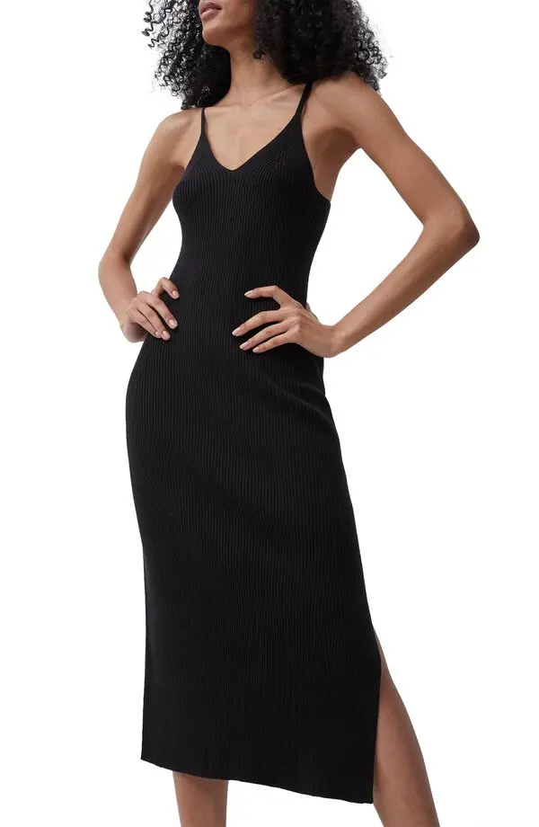 french connection ribbed dress Armoire
