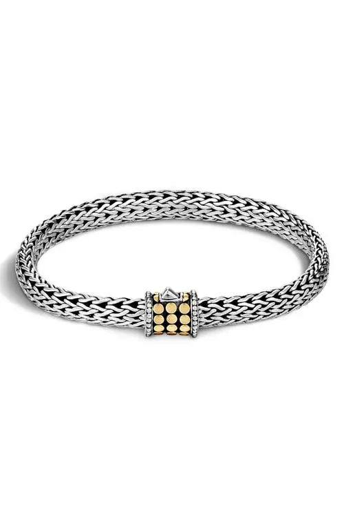 John Hardy Icon Dot Sterling Bracelet - Silver/gold