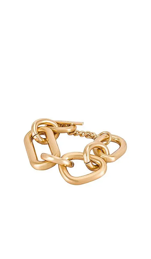 Cult Gaia Reyes Gold-plated Bracelet - Brushed Brass