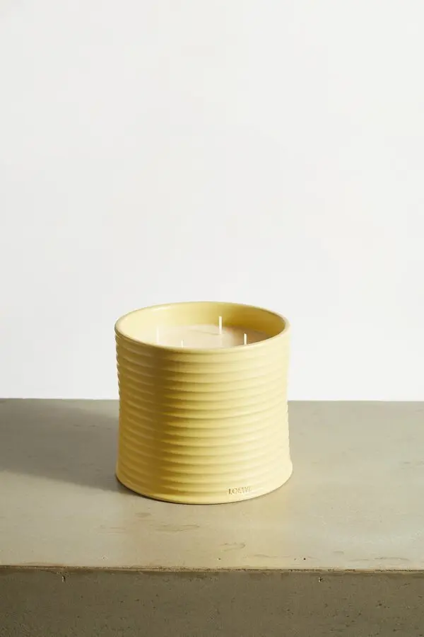 LOEWE PERFUMES Cypress Balls Large Scented Candle, 2120g - Yellow
