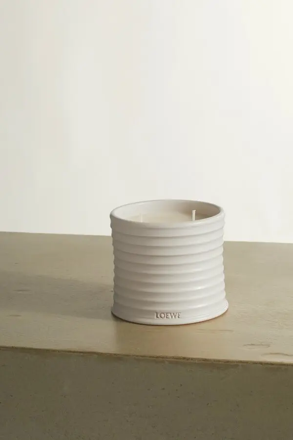 LOEWE PERFUMES Oregano Medium Scented Candle, 610g - White