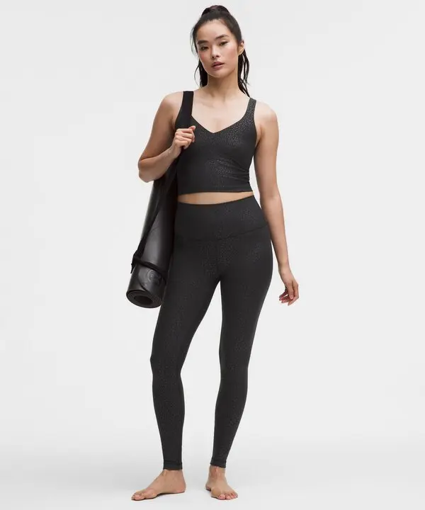 Lululemon High-rise Pant 28 - Leopardo Shift Micro Emboss Black