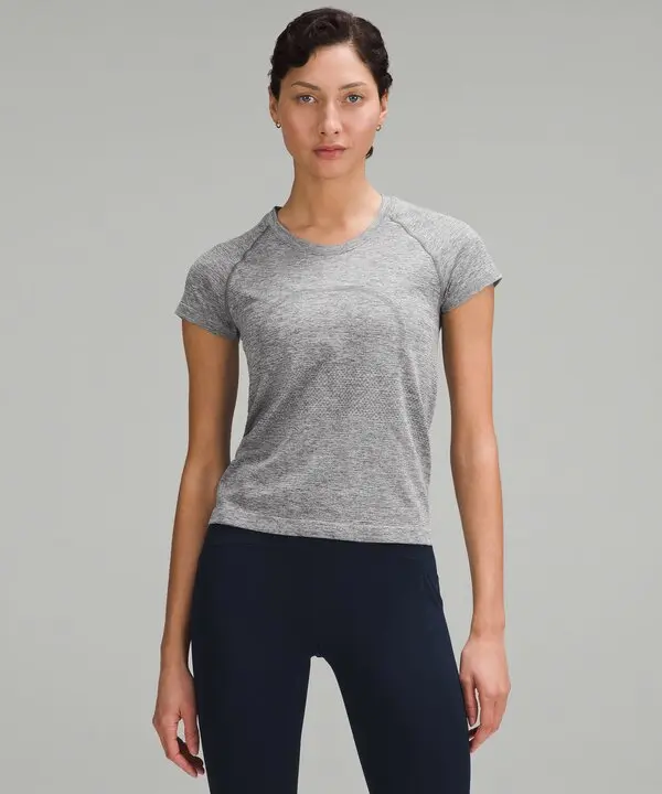 Lululemon Swiftly Tech Short-sleeve Shirt 2.0 - Slate/white