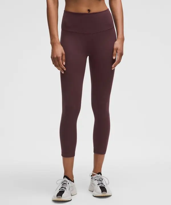 Lululemon Wunder Train High-rise Crop 21 - Goodnight Plum
