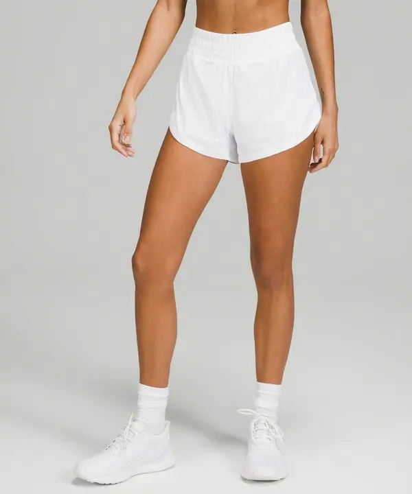 Lululemon Track That High-rise Lined Short 3 - White