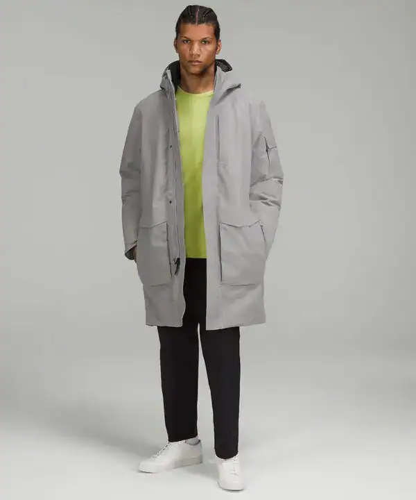 Lululemon Cold City 600-Down-Fill Parka Gull Grey Editorialist