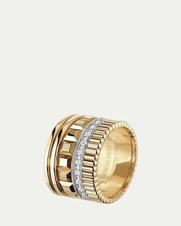 Boucheron Quatre Radiant Ring - Two Tone Gold
