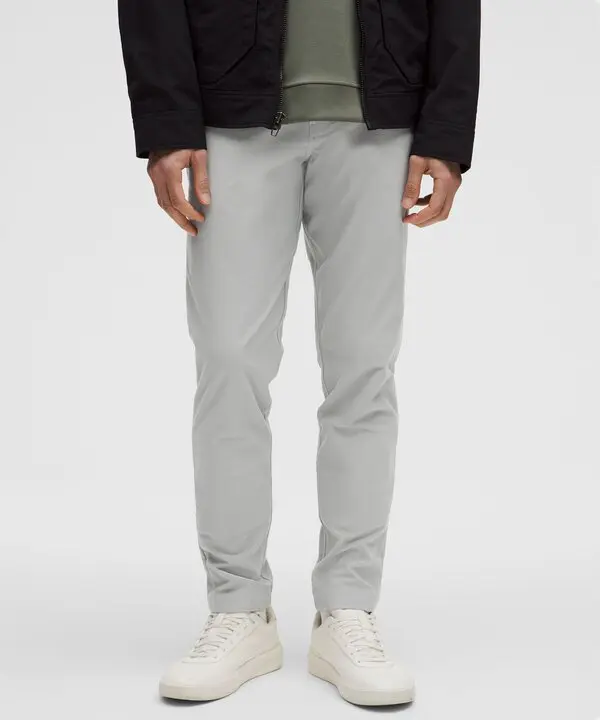 Lululemon Abc Slim-fit 5 Pocket Pant 32l - Silver Drop