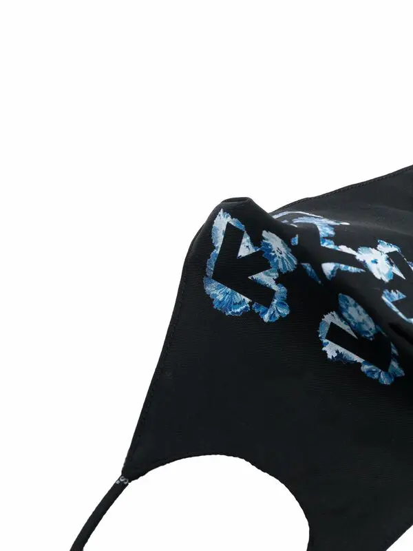 Off-White Arrows-print Face Mask - Black
