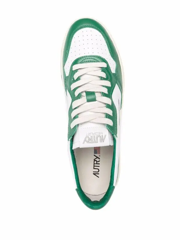 AUTRY Two-tone Lace-up Sneakers