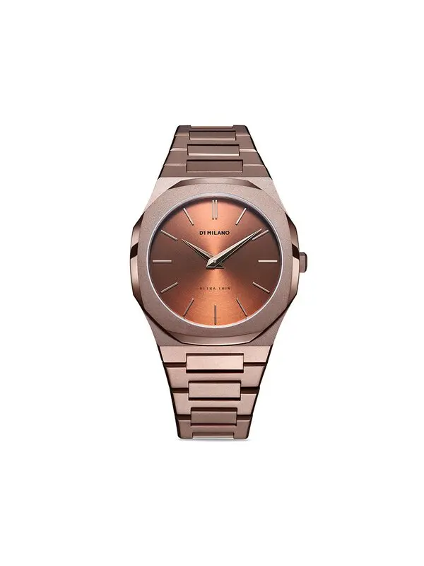D1 MILANO Ultra Thin 40mm Bracelet Watch - Brown