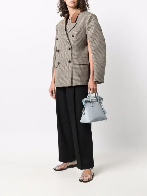 MAISON MARGIELA Houndstooth Double-breasted Blazer