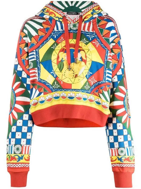 Dolce & Gabbana Carretto-print Hoodie