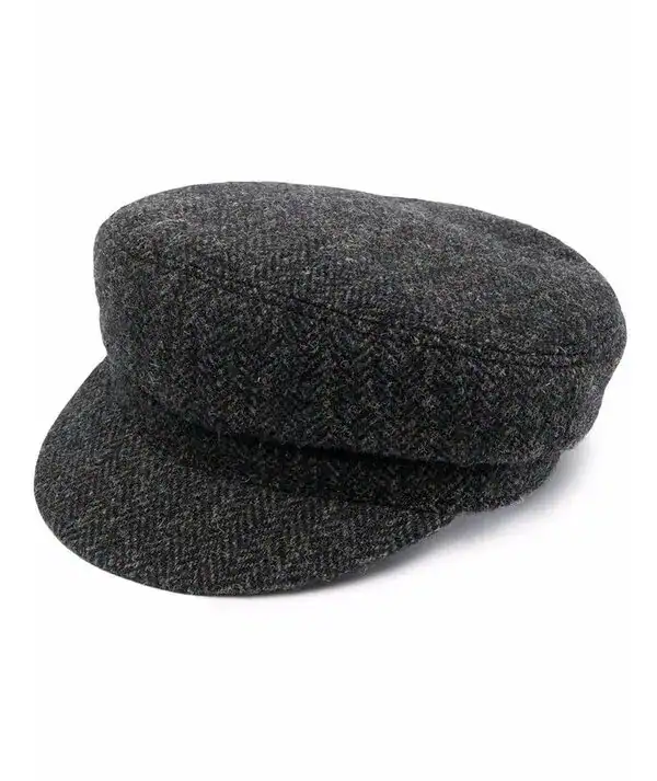 Isabel Marant Evie Baker Boy Cap In Grey - 40% Off  display picture 3