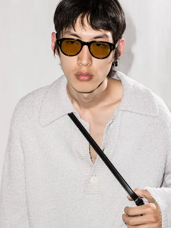 Dita Telehacker Round-Frame Sunglasses In Black - 25% Off