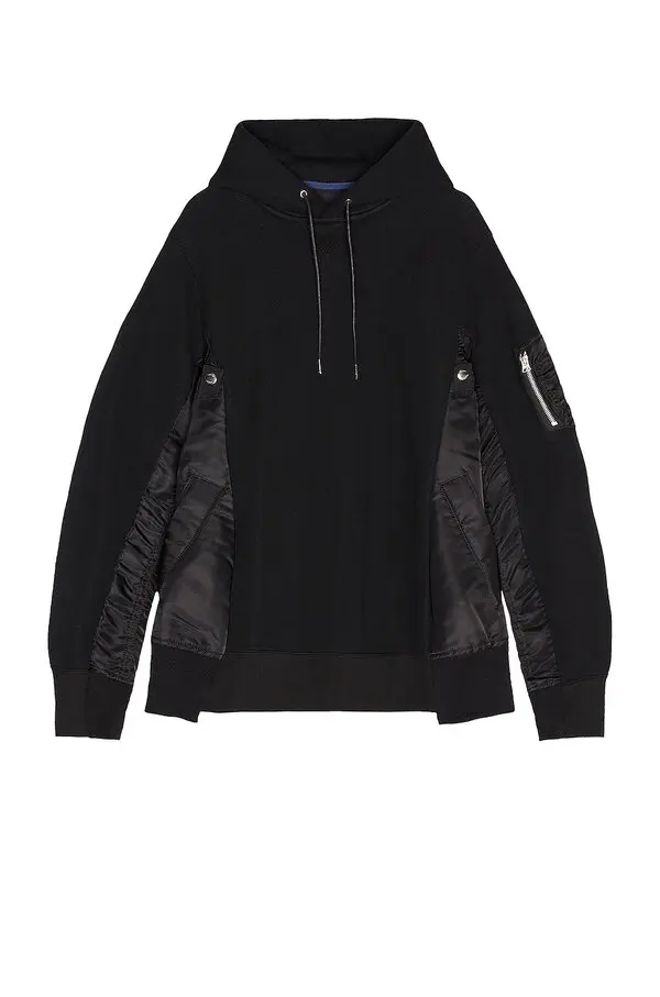 Sacai Sponge Sweat X Ma-1 Hoodie