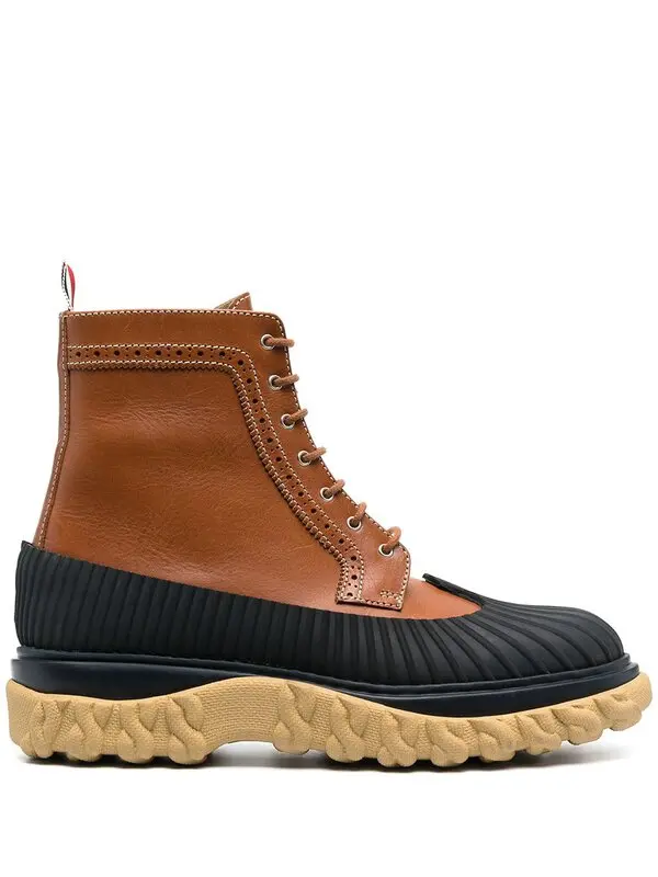 Thom Browne Duck Longwing Combat Boots