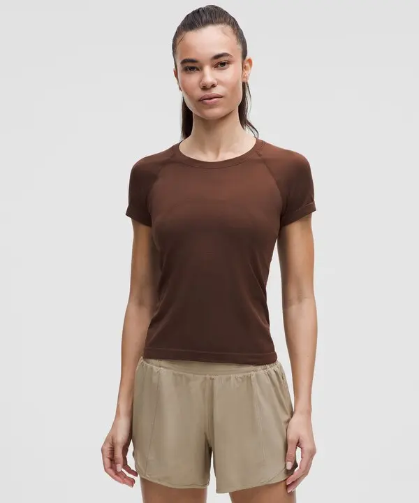 Lululemon Swiftly Tech Short-sleeve Shirt 2.0 - Lava Cake