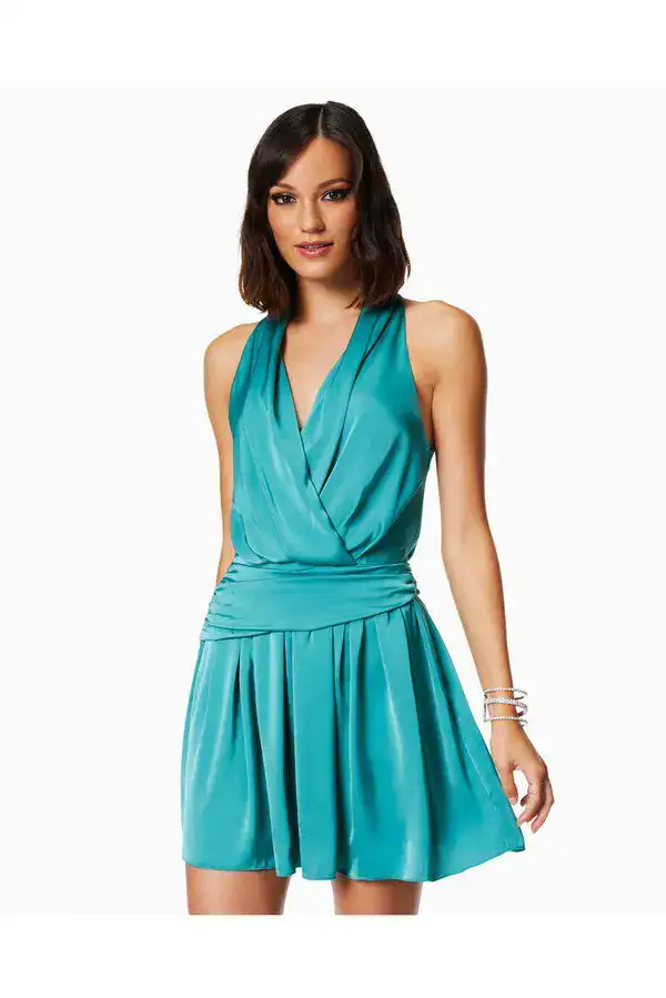 knee length dresses for ladies Princess Polly Shellie White Silk Satin Bandeau Twist Cutout Mini A Li   Brie