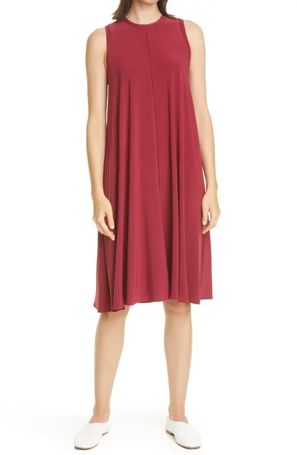 Max Mara Ribaldo Knit Sleeveless Swing Dress In Rosso - 61% Off |  Editorialist