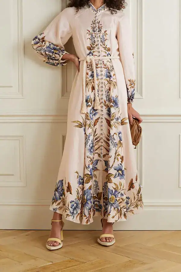 zimmermann aliane linen maxi dress Hire White Floral Maxi Linen Gown Zimmermann Aliane Billow Long Dress:  Womens Plus Size Designer Evening Dresses & Ball Gowns Rentals Sydney  Online  PLUSH AND POSH