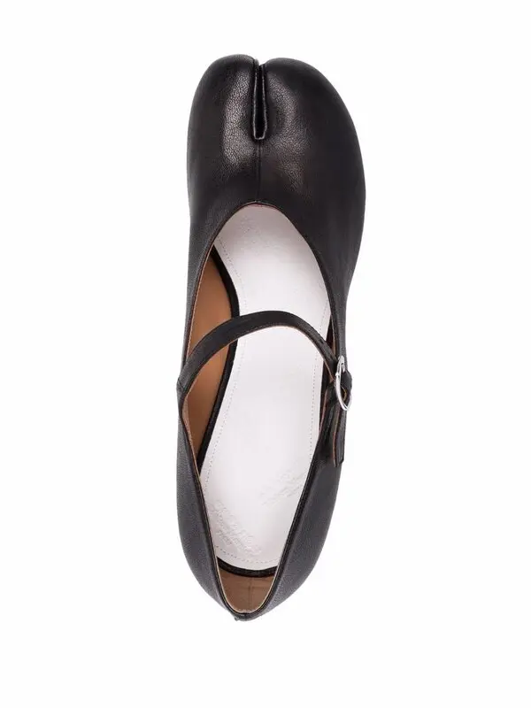 MAISON MARGIELA Tabi 60mm Mary Jane Pumps - Black