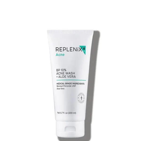 REPLENIX Bp 10% Acne Wash + Aloe Vera