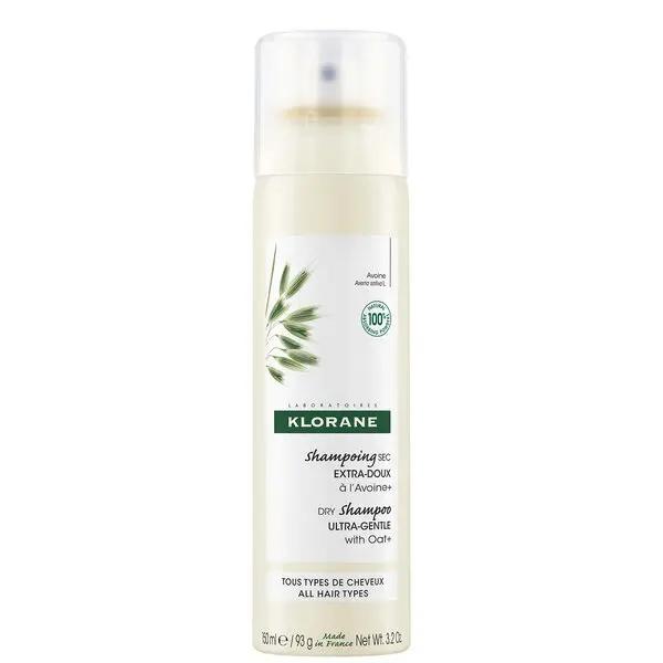 KLORANE Dry Shampoo With Oat Milkall Hair Types 3.2 Oz - One-color