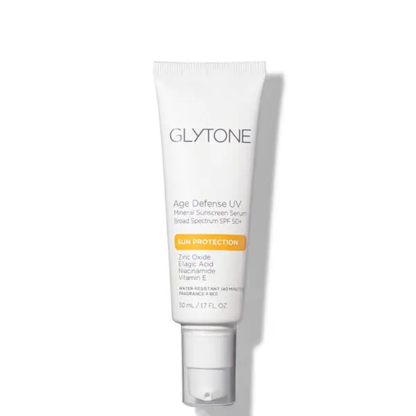 GLYTONE Age Defense Uv Mineral Sunscreen Serum Broad Spectrum Spf 50+ 1.7 Fl. Oz