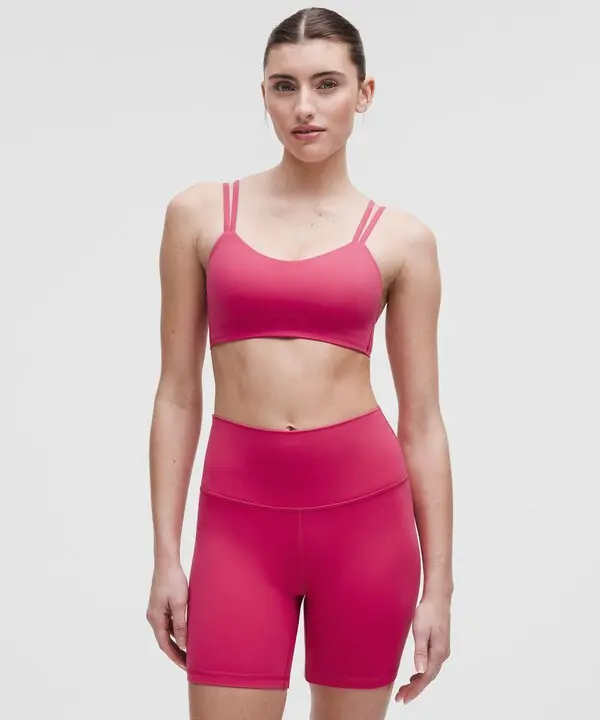 Lululemon Like A Cloud Bra - Raspberry Coulis