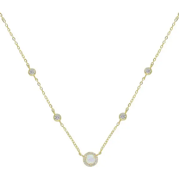Ettika Opal Chain Necklace