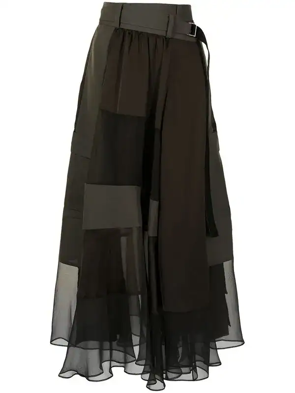sacai python sheer design skirt｜ファッション