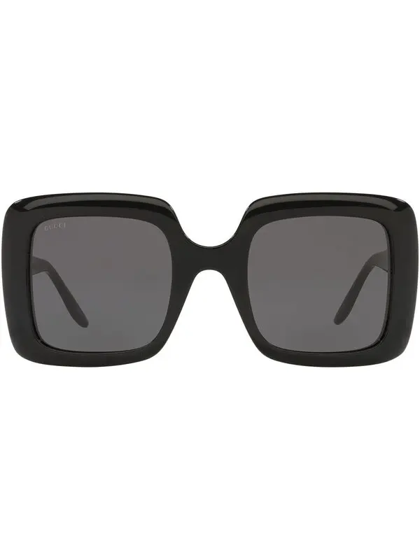 Gucci Oversized Square-frame Sunglasses - Black