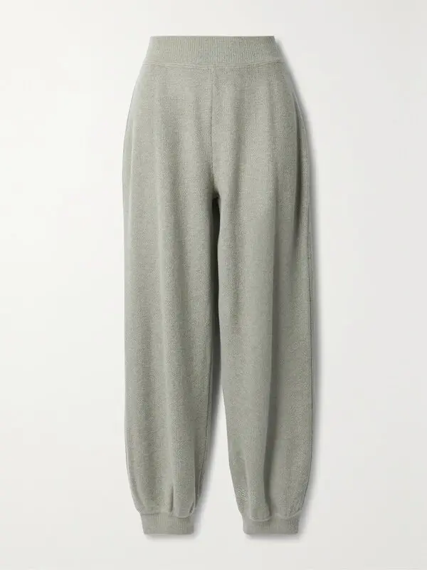 Loro Piana Cashmere Track Pants - Green