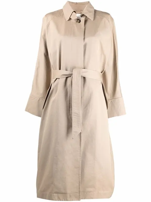 Isabel Marant Belted Trench Coat Neutrals Editorialist